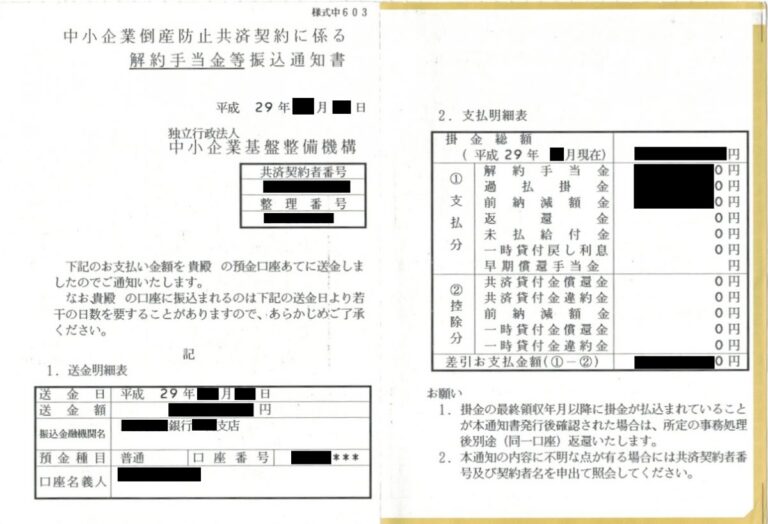 中小企業倒産防止共済(経営セーフティ共済)を解約する際の注意点や解約手続きの方法 小幡兼志公認会計士事務所